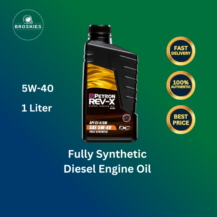 Petron Rev-X RX800 Fully Synthetic Diesel Engine Oil SAE 5W-40 | Lazada PH