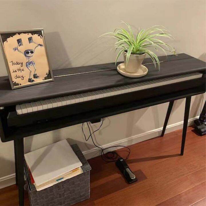 Solid wood piano desk electric piano storage table electronic piano ...
