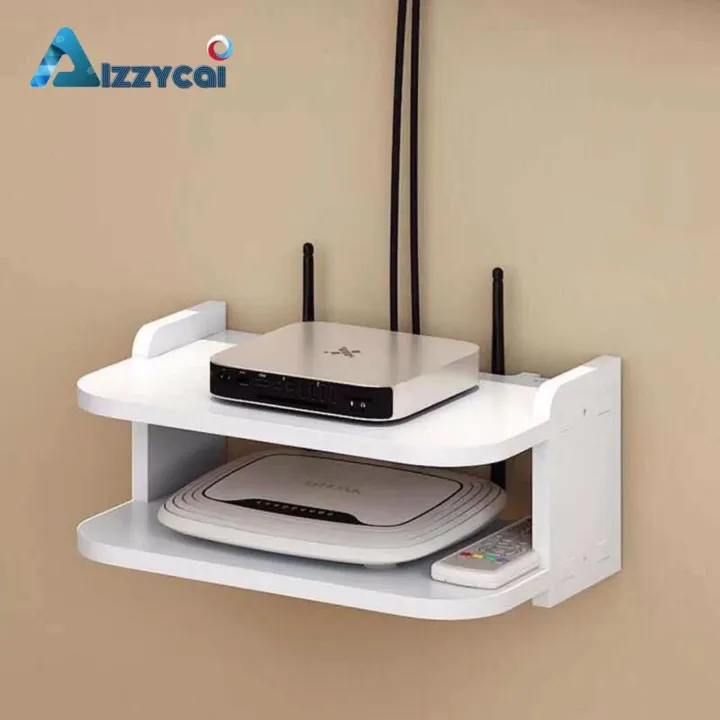 AIZZYCAI 002 Wall set top box rack punching living room TV router ...
