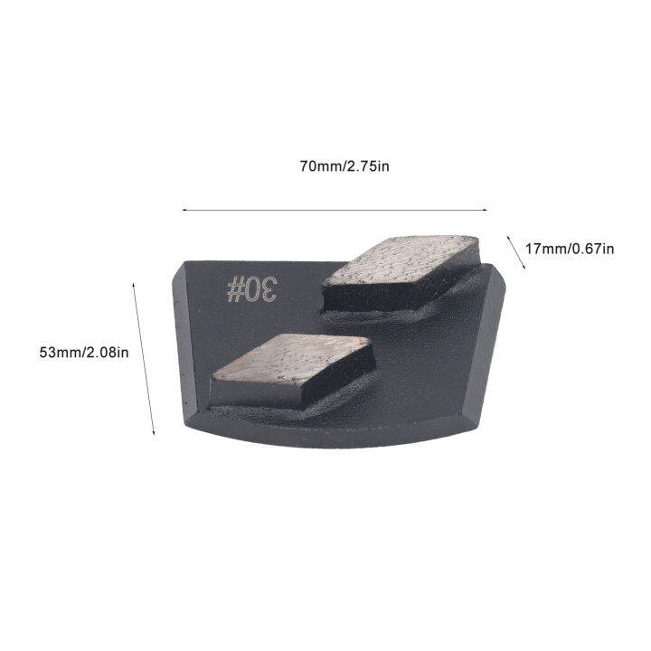 Diamond Grinding Block Grinding Block Set 3PCS 2 Blades 30 Grit Wear ...