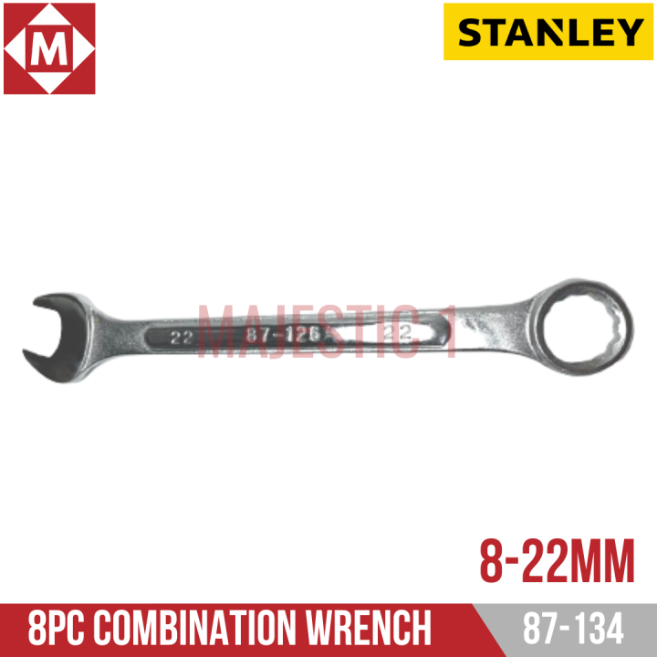 Stanley Challenger Combination Wrench Set 8-22mm 8pcs/set 87-134 ...