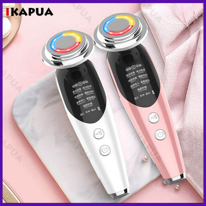 7 In 1 EMS Facial LED Light Therapy Wrinkle Removal Skin Lifting ...