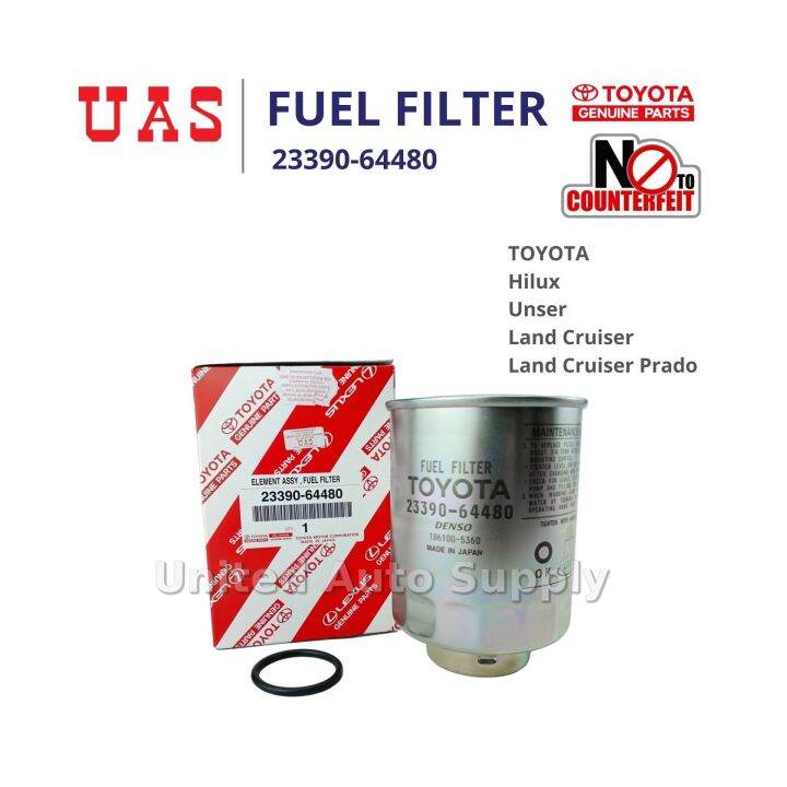 TOYOTA GENUINE Fuel Filter For Hilux Unser Land Cruiser Prado HINO Bus ...
