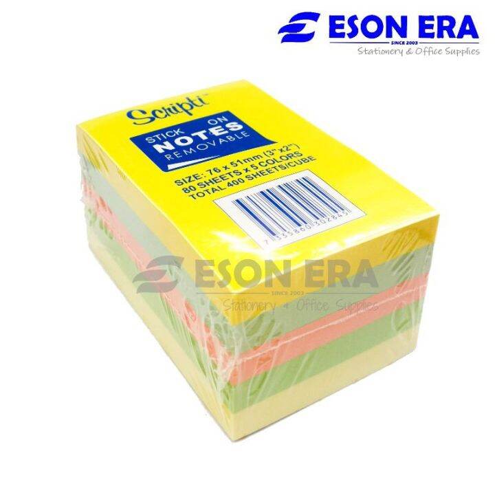 Scripti Stick-on Notes 30284 Stiker Tanda | Lazada