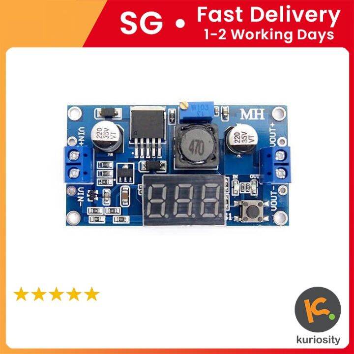 DC-DC Step Down Buck Converter with Display 3.2 - 40V to 1.25 - 35V 10W ...