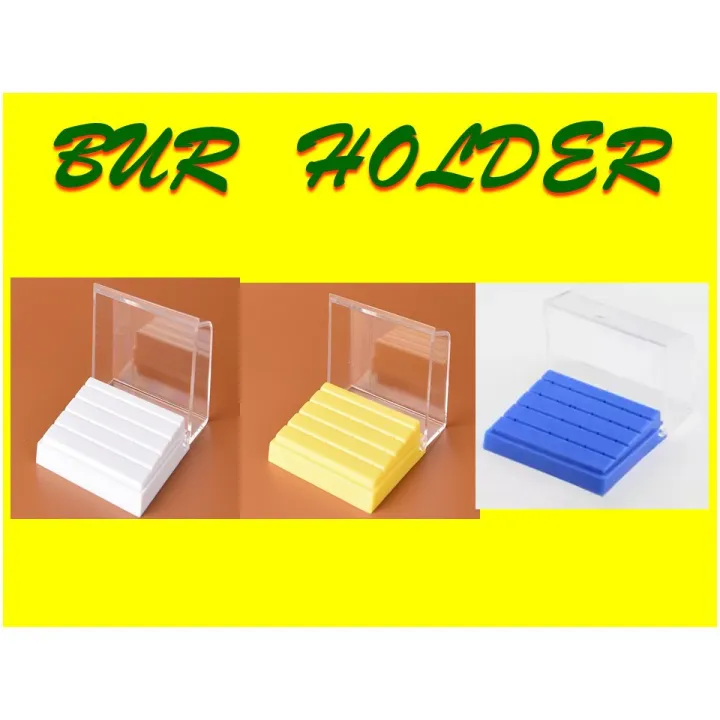 Orodento- Dental Plastic Bur Holder Block Case Box 24 Holes | Lazada PH