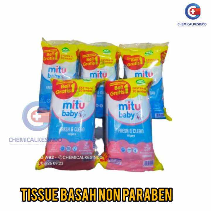Tisu Basah - Mitu Baby Tissue Basah Buy 1 get 1 Non Paraben!! | Lazada ...