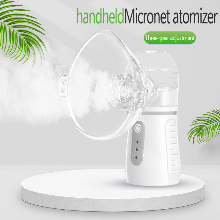 FOCANO Mini Compact Portable Ultrasonic Coughing Phlegm Mesh Nebulizer ...