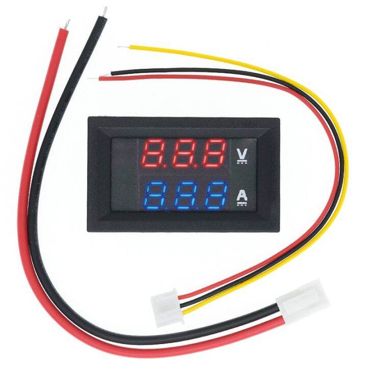 DC 0-100V 10A Digital Voltmeter Ammeter Dual Display Voltage Detector Current Meter Panel Amp ...