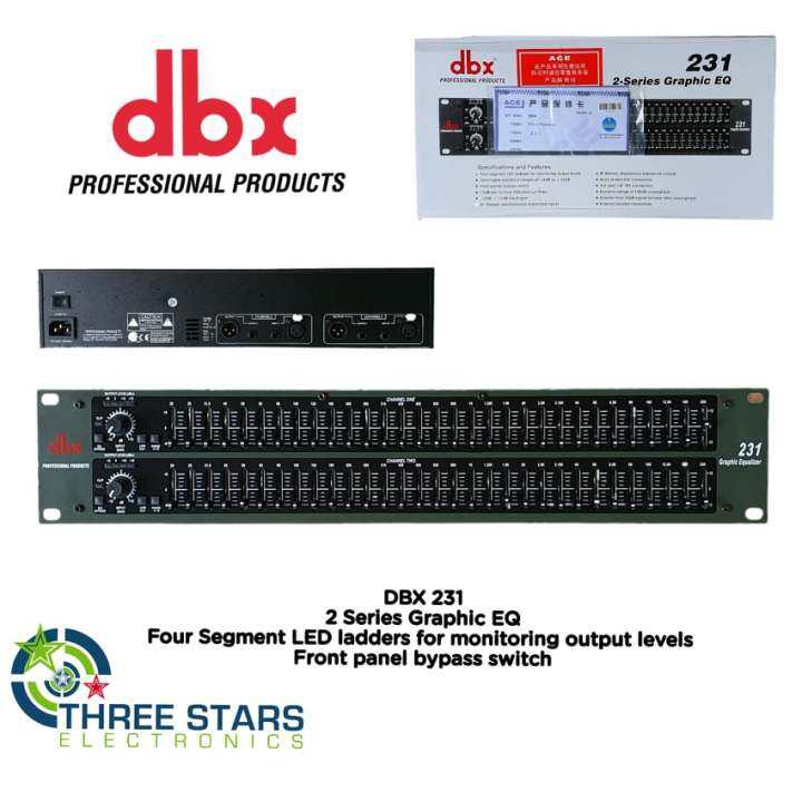 DBX 231 Dual Channel 31-Band 2 -Series Graphic Equalizer | Lazada PH