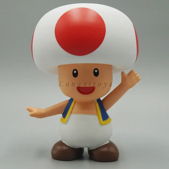 Original พี่น้องซุปเปอร์มาริโอของเล่น7นิ้วคางคก Kinopio ตุ๊กตาขยับแขนขา ...