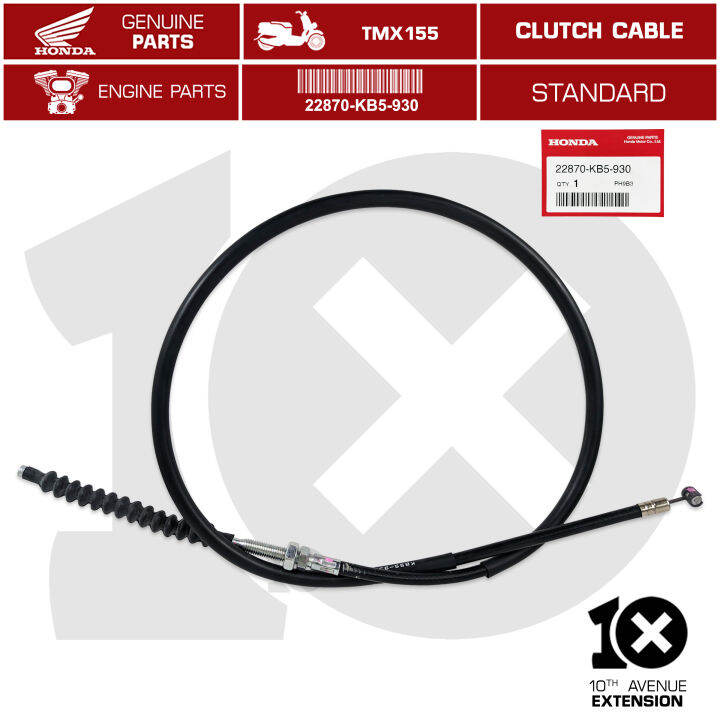 HONDA Genuine Clutch Cable Part No.22870-KB5-930 for TMX 155 Motorcycle ...