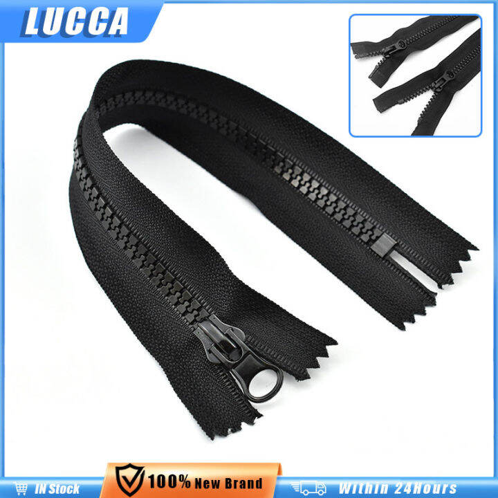Black Plastic Resin Zipper Single/Double Open End Sliders Zip Zipper ...