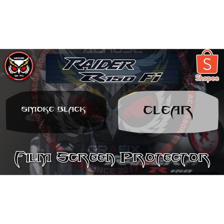 RAIDER R150 Fi / GIXXER SCREEN PANEL PROTECTOR | Lazada PH