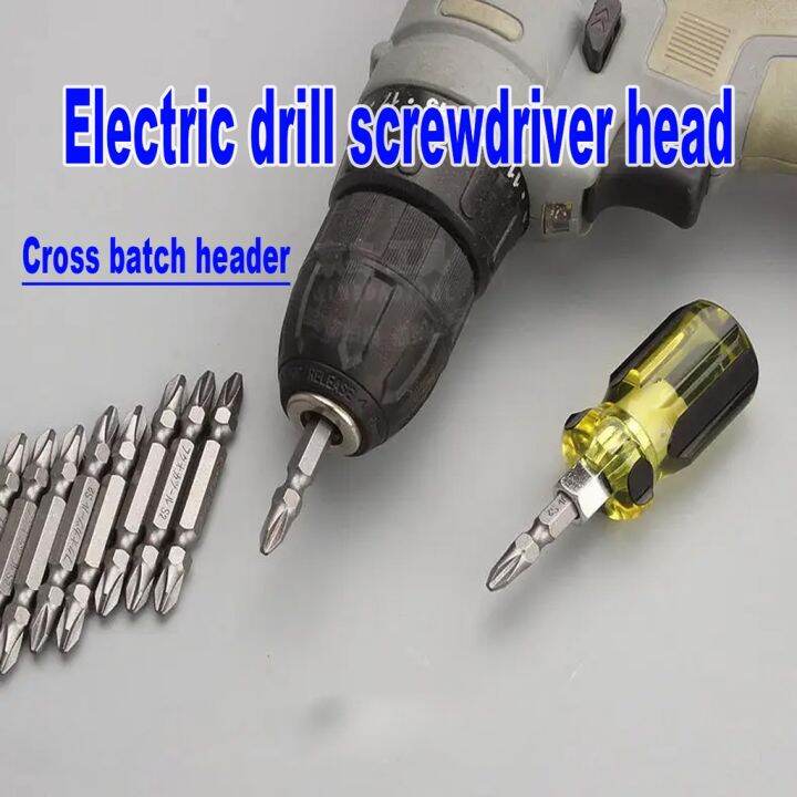 10Pcs Electric Drill Phillip Bit Magnetic Double Head Screw Adaptor ...