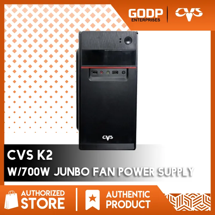 CVS K2 Casing w/700W Jumbo Fan Power Supply | Lazada PH