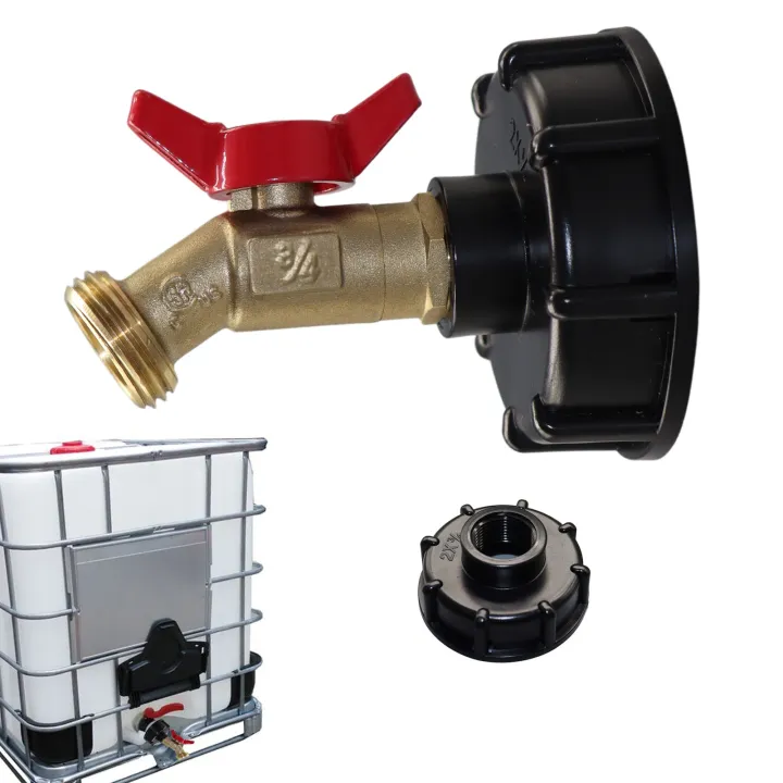 IBC Tote Adapter S60x6 Leakproof Brass Tote Fitting 1000L Water Tank ...