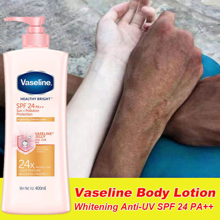 Vaseline Body Lotion Healthy Bright Lotion Sun+Pollution Whitening ...