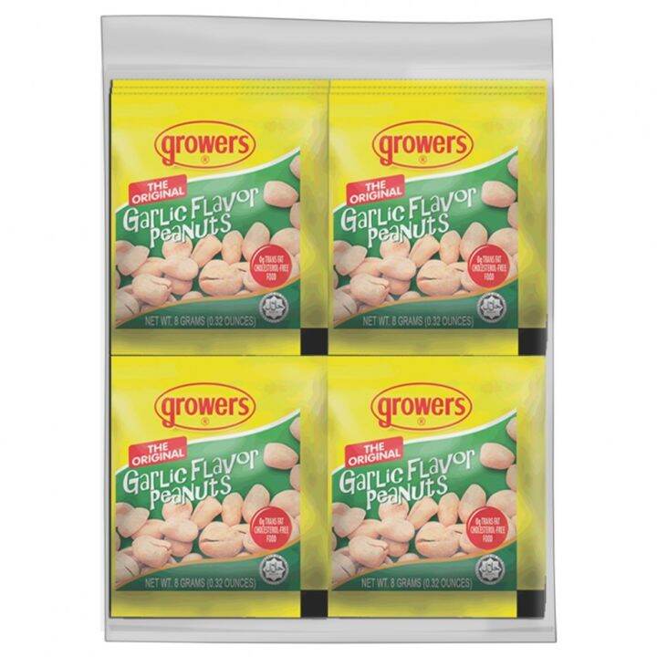 Growers The Original Peanuts Garlic Flavor 20sx8g | Lazada PH