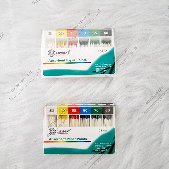 Gapadent Paper Points 45-80 | Lazada PH