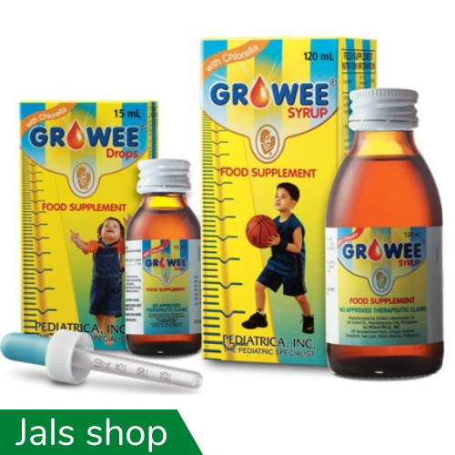 Growee with Chlorella Growth Factor Syrup 250ml, 120ml and 15ml Drops ...