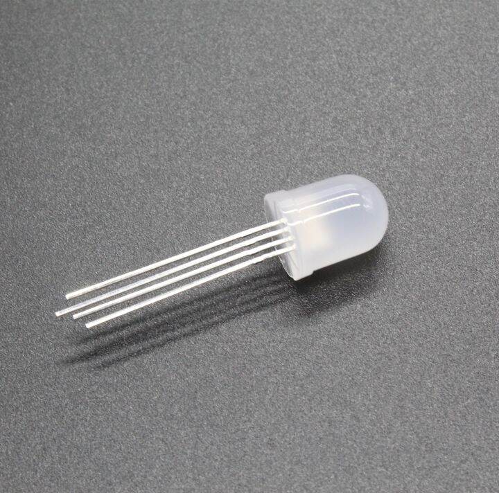 10 Pcs = Full Colors Diffused Rgb Led 10mm Common Anode Common Cathode ...