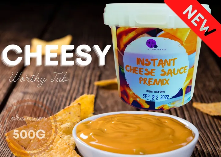INSTANT CHEESE SAUCE PREMIUM TUB 500g BESTSELLER DIP FAVORITE ...