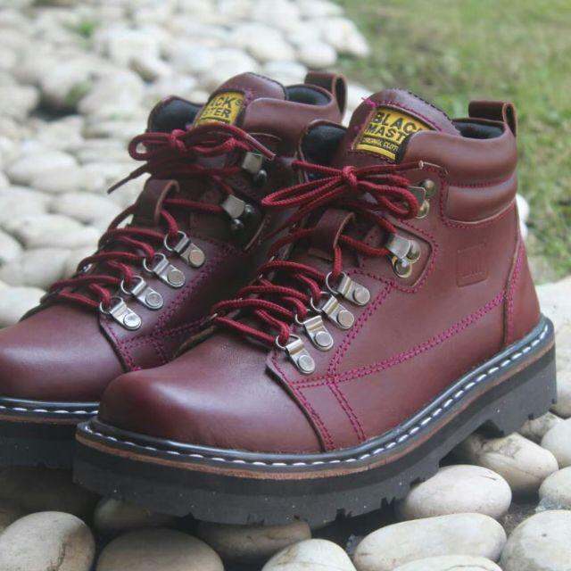 HARDROCK - BLACK MASTER ORIGINAL | Sepatu Kulit Asli Boots Biker ...