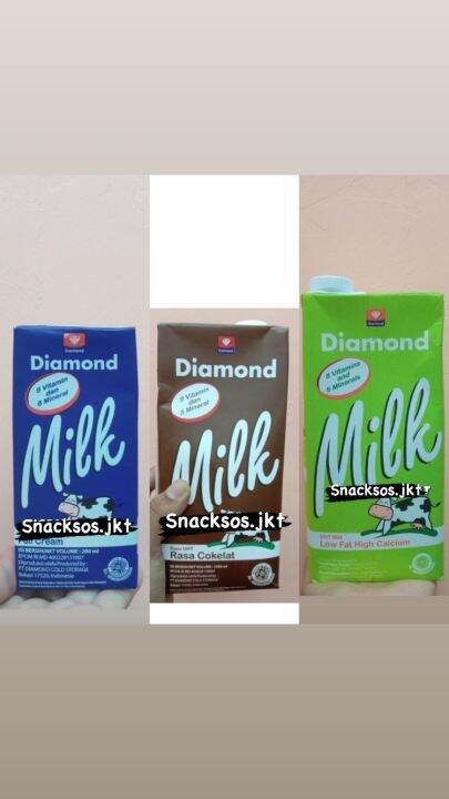 [1000L] DIAMOND CHOCOLATE MILK / FULL CREAM / LOW FAT - SUSU SEGAR ...