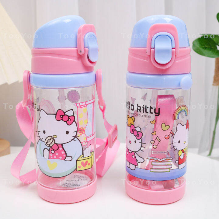 Bình nước Hello Kitty nhựa 450ml dễ thương cute TooYoo BK00495 | Lazada.vn