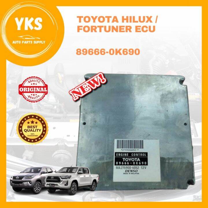 🔥 NEW🔥 89666-0K690 DENSO 100% ORIGINAL TOYOTA HILUX FORTUNER GUNUINE ...