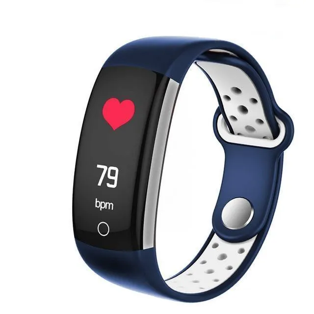 Q6 สมาร์ทวอท์ช สายรัดข้อมือฟิตเนส ความดันโลหิต Fitness Tracker ...