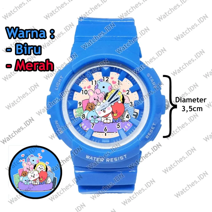 Jam Tangan Anak Perempuan BT21 Model Terbaru Varian Warna | Lazada Indonesia