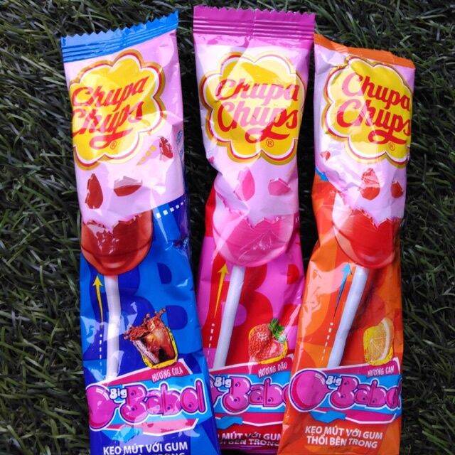 Chupa Chups BIG BABOL Gum Filled Lollipop (12g x 24pcs) | Lazada