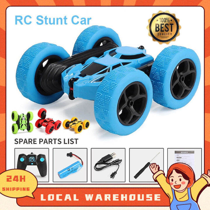 【🇲🇾Stock 】2.4GHz 360Degree Kereta Control Car Rotating RC Car RC Stunt ...