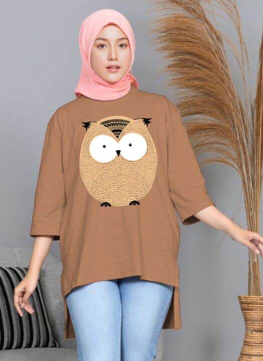 (04) ATASAN BASIC OVERSIZE KOREAN TOP KAOS JUMBO LD 138 TUNIK BABYTERRY | Lazada Indonesia