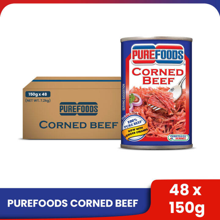 Purefoods Corned Beef (150g) 1 Box of 48's | Lazada PH