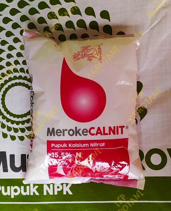 PUPUK CALSIUM NITRAT MEROKE CALNIT 1KG KEMASAN PABRIK | Lazada Indonesia