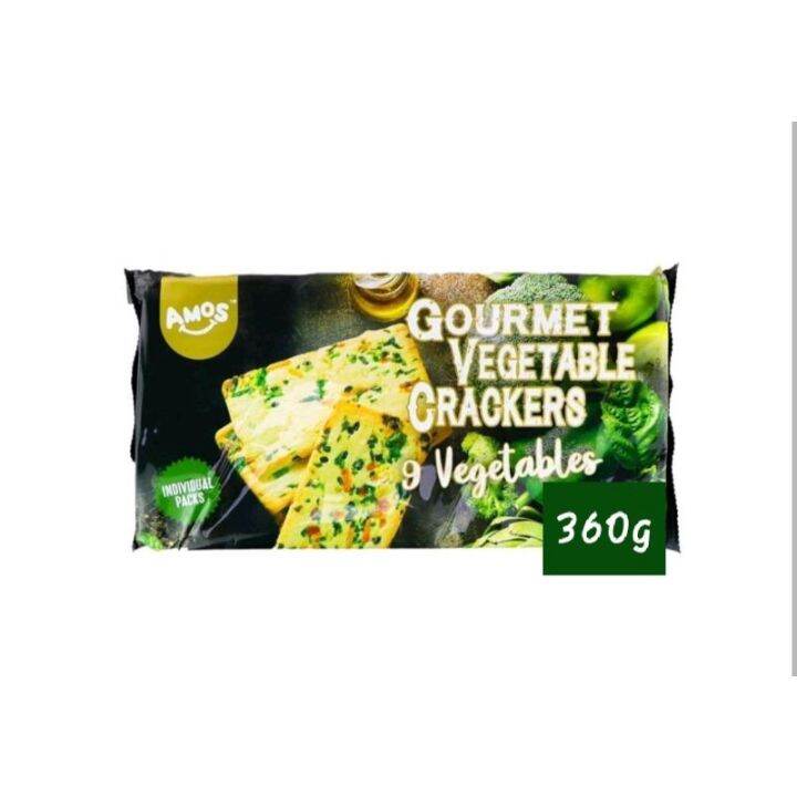 Amos Gourmet Vegetable Crackers -360g | Lazada PH