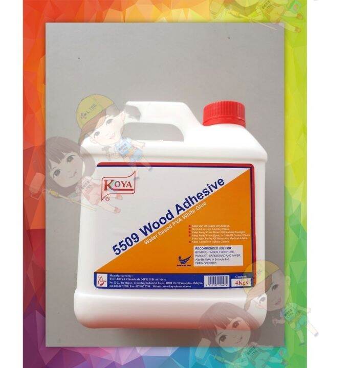 Koya P5509 Wood Adhesive White Glue家私工业用白胶水 (4kg) | Lazada