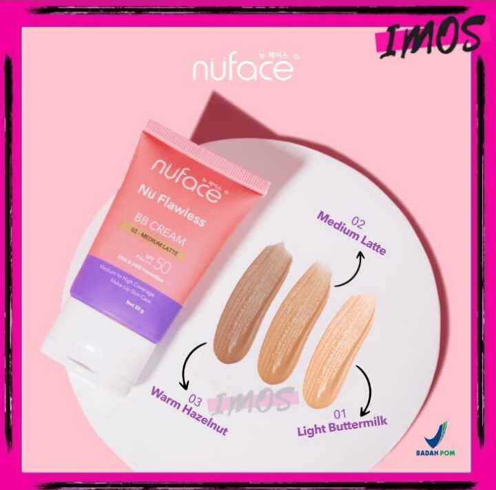 NUFACE Nu Flaswless BB Cream SPF 50 PA+++ | High Covarage | Makeup | Lazada Indonesia