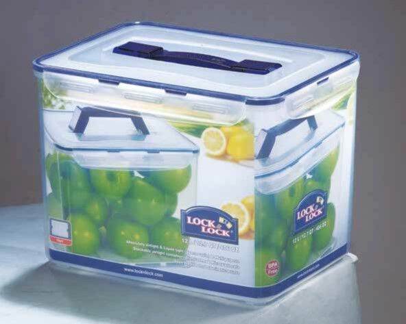 [AUTHENTIC💯] LocknLock Classic Rectangular 12ℓ with Handle / Tray | Lazada