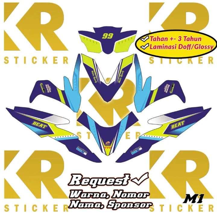 Stiker Decal Fullbody Beat Esp / Beat Street Custom Desain | Request ...