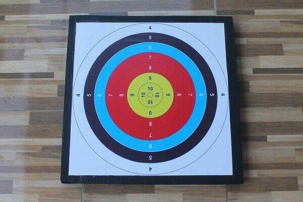 Face Target Panah - Bantalan Target Panah - Ukuran 50x50 Cm - Dengan ...