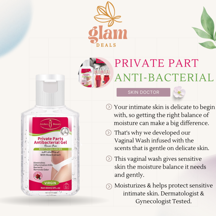 Private Parts Antibacterial Gel female Gynecological antibacterial Gel ...