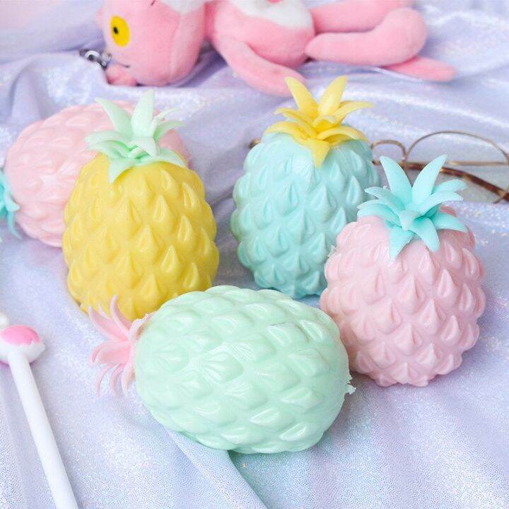 GoStar Hot Soft Pineapple Anti Stress Ball Fidget Toys-stress Squishy ...