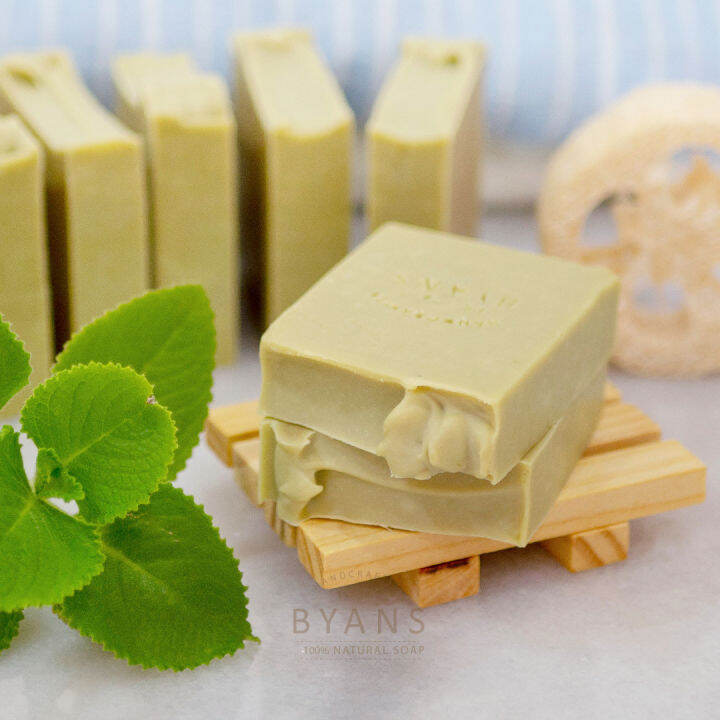 Byansoap - Unscented Handmade Mexican Mint Soap for Baby Kids Sensitive ...