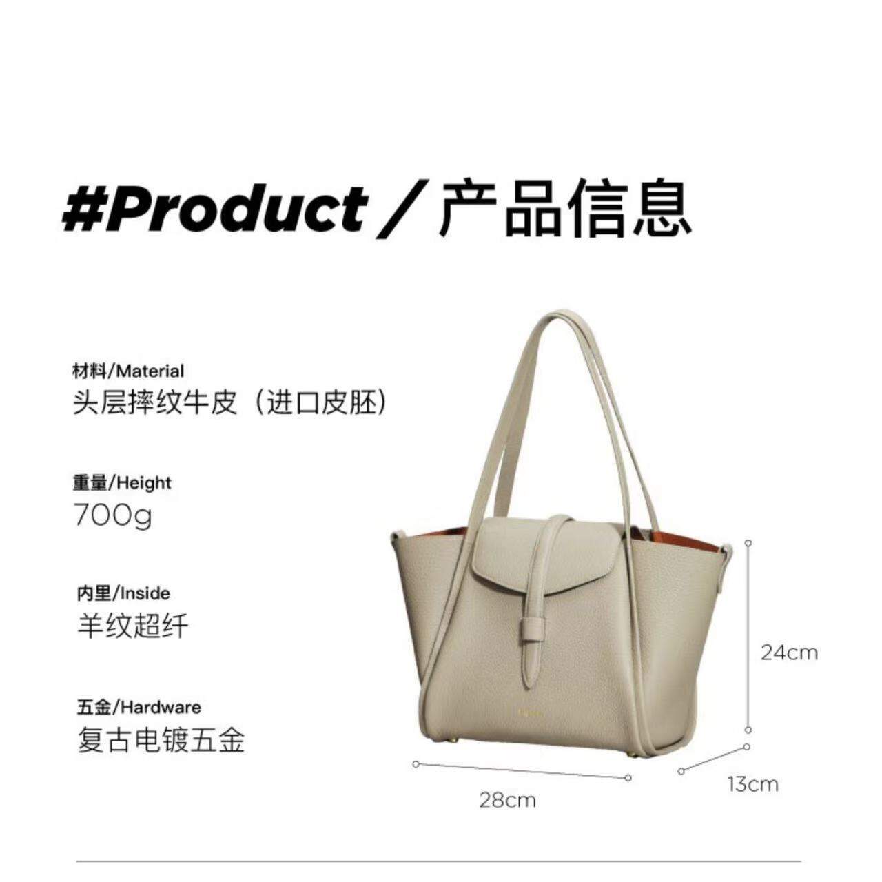 LEGOGO ตะกร้าขนาดกลาง2022ชุดตะกร้ากระเป๋าผู้หญิงแบบพกพาความจุมากหนังวัว ...