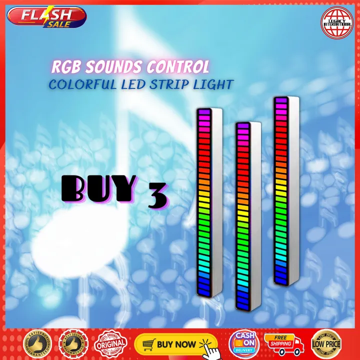 BEST SELLING RGB SOUNDS CONTROL RGB LED LIGHT BAR RHYTHM RECOGNITION ...