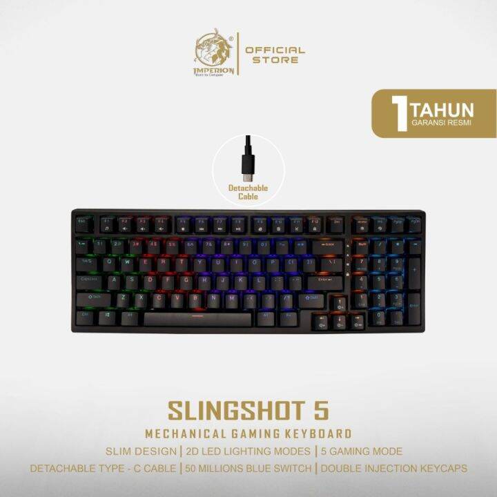 Keyboard Gaming Imperion Slingshot 5 Mechanical | Lazada Indonesia